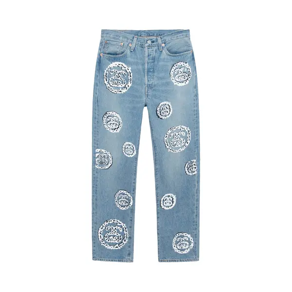 StÜssy X Denim Tears 501 Jeans - Blue