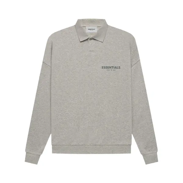 Fear Of God Long-sleeve Polo - Grey