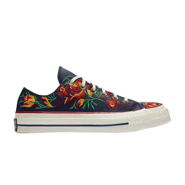 CONVERSE Chuck 70 Low Parkway Floral Sneakers - Blue