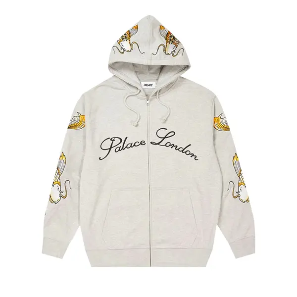 PALACE Carp Zip Hood - Grey