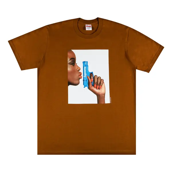 Supreme Water Pistol Tee - Brown