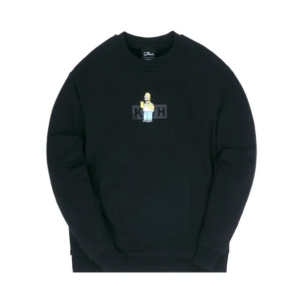 Kith For The Simpsons Homer Box Logo Crewneck