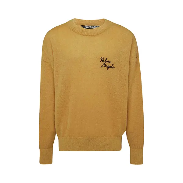 Palm Angels The Palm Intarsia Sweater - Tan