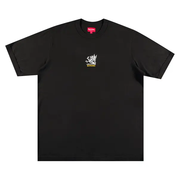 Supreme Dragon Ringer Tee - Black