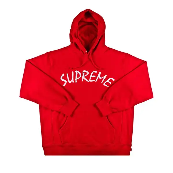 Supreme Ftp Arc Hooded Sweatshirt - Red