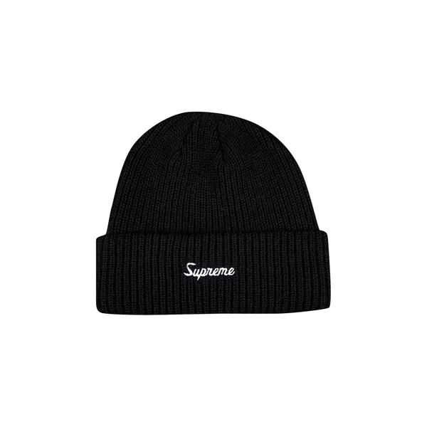 Supreme Loose Gauge Beanie - Black