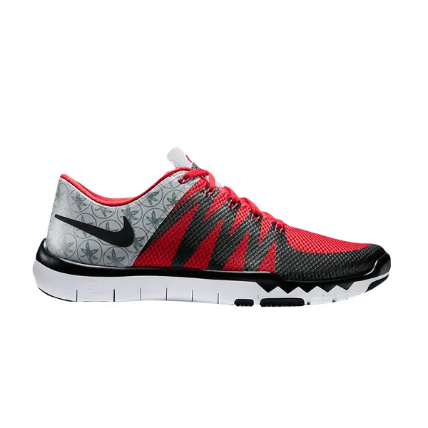Nike Free Trainer 5.0 V6 Ohio State Buckeyes Sneakers - Red