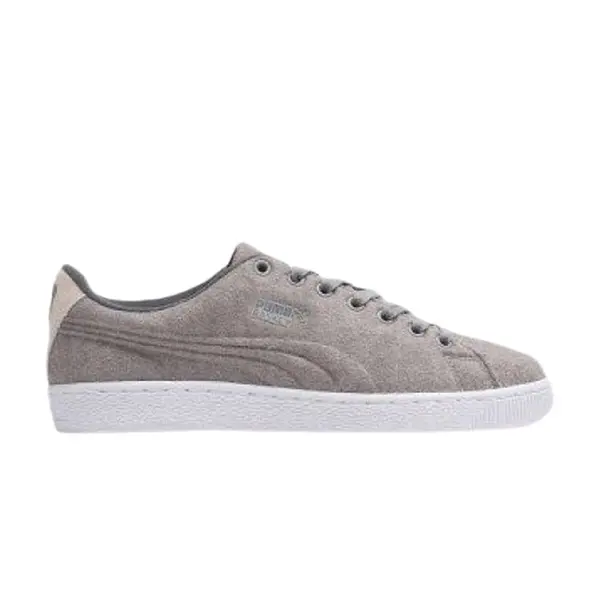 PUMA Basket Classic Embossed Wool Sneakers