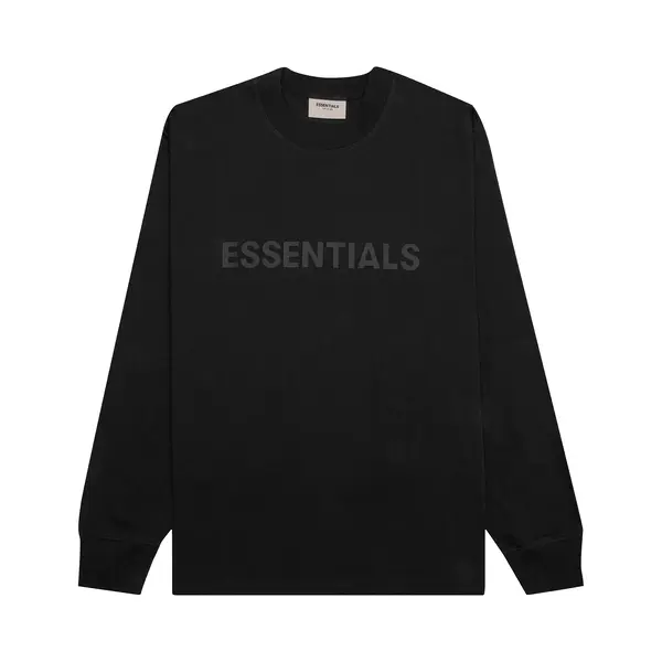 Fear Of God Long-sleeve Tee 'strech Limo - Black