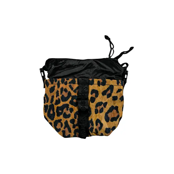 Supreme Leopard Neck Pouch - Brown