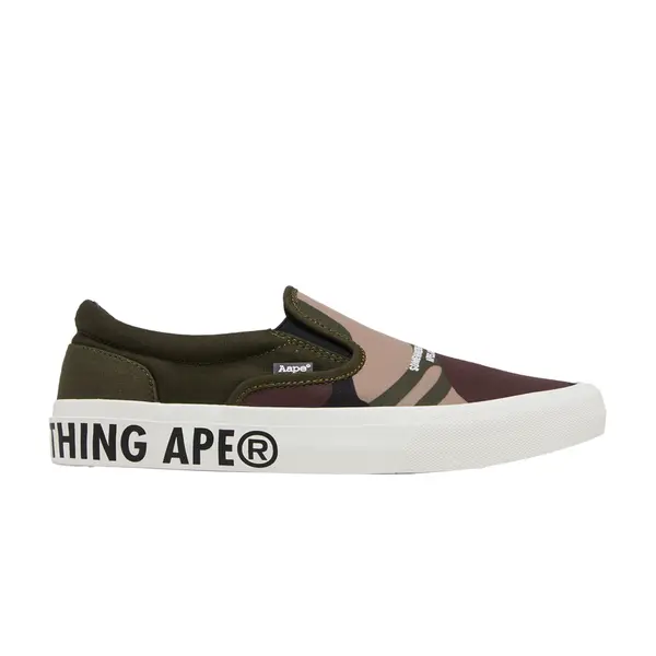 Bape Aape Slip-On Sneaker Green Editorialist