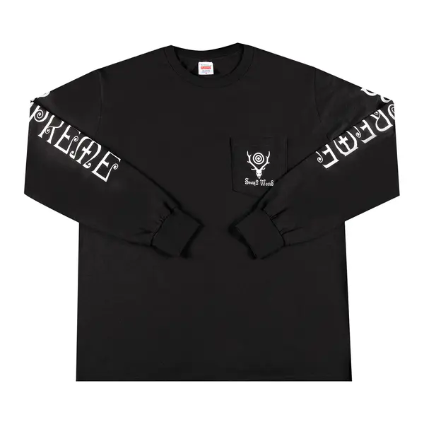 Supreme X South2 West8 Long-sleeve Pocket Tee