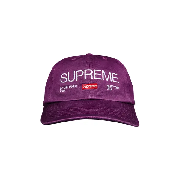 Supreme Est. 1994 6-panel Cap - Purple