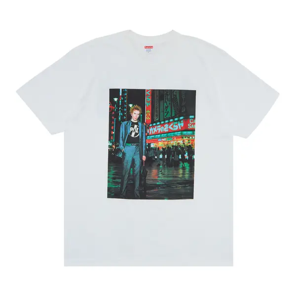 Supreme X Pil Live In Tokyo Tee - White