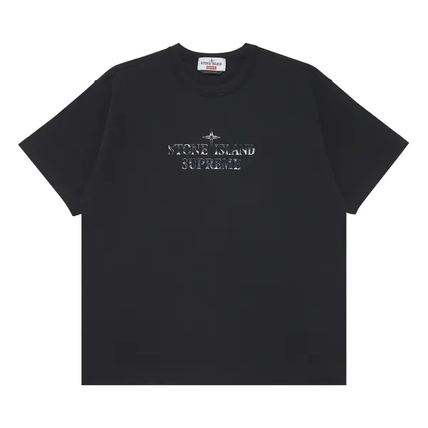 Supreme X Stone Island Short-sleeve Top - Black