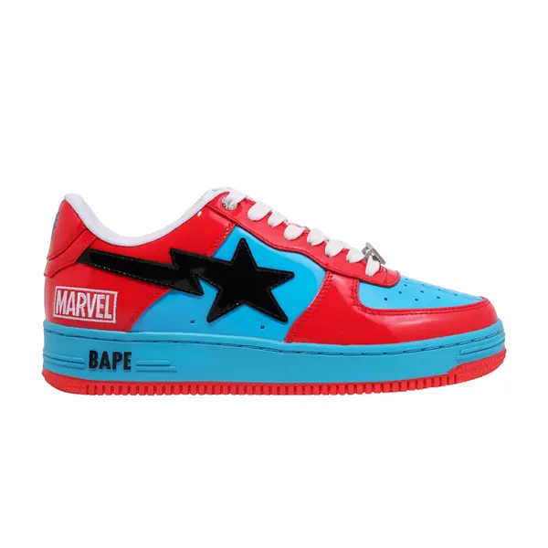 A BATHING APE Marvel X Wmns Bapesta 'spider-man - Red