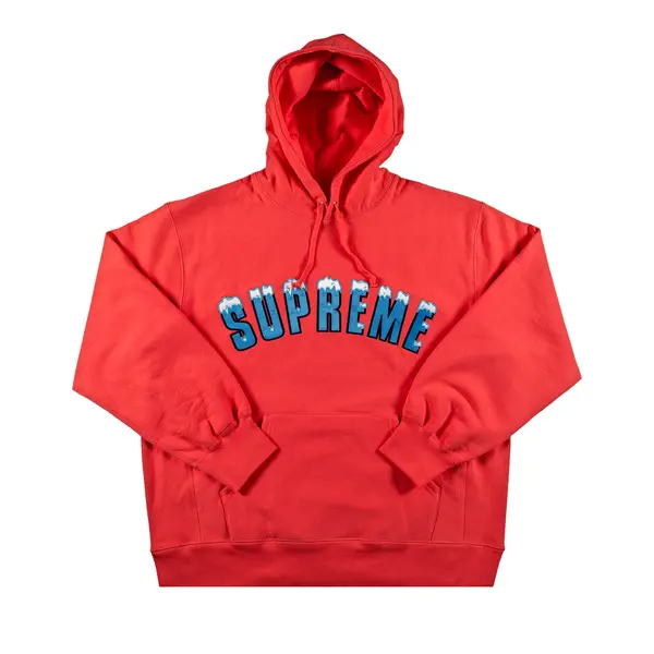 Supreme Icy Arc Hooded Sweatshirt - Orange