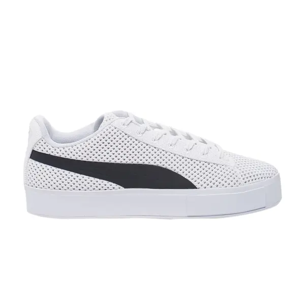 PUMA Daily Paper X Court Platform Knit Sneakers - White