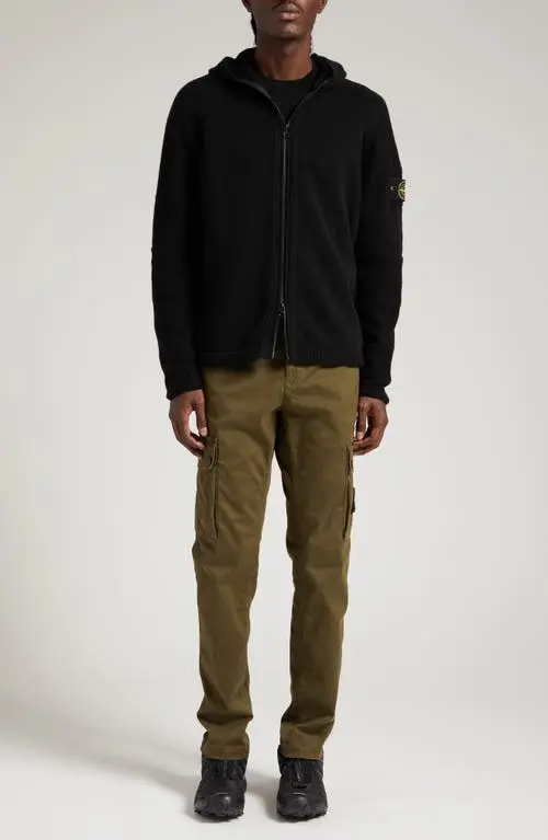Stone Island Compass Logo Virgin Wool Sweater