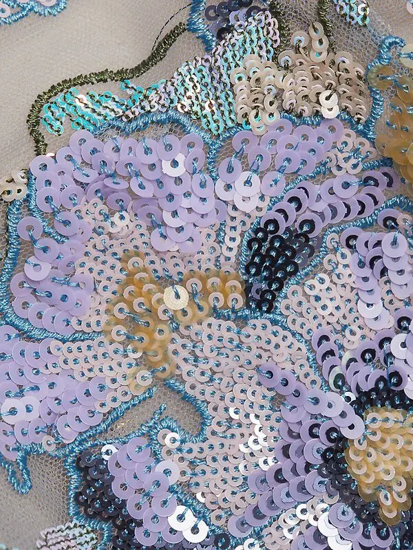 BRONX AND BRONCO Violet Embellished Mini Dress