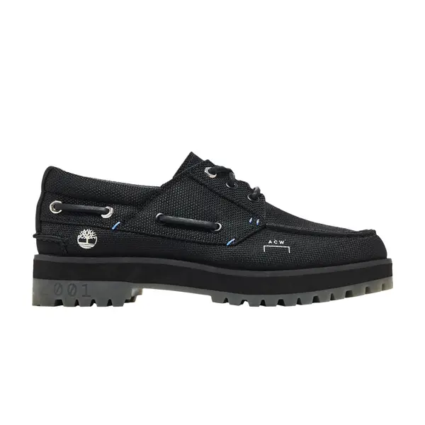 Timberland A-cold-wall* X 3-eye Lug Boat Shoes - Black