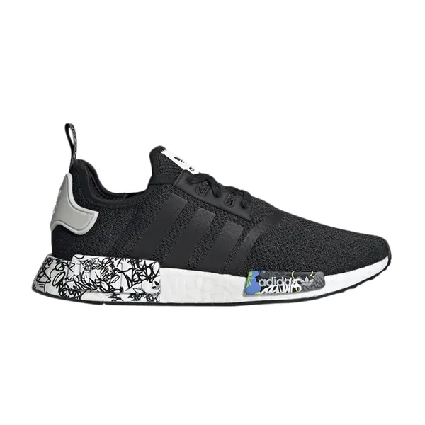 Adidas Nmd_r1 Graffiti Sneakers - Black