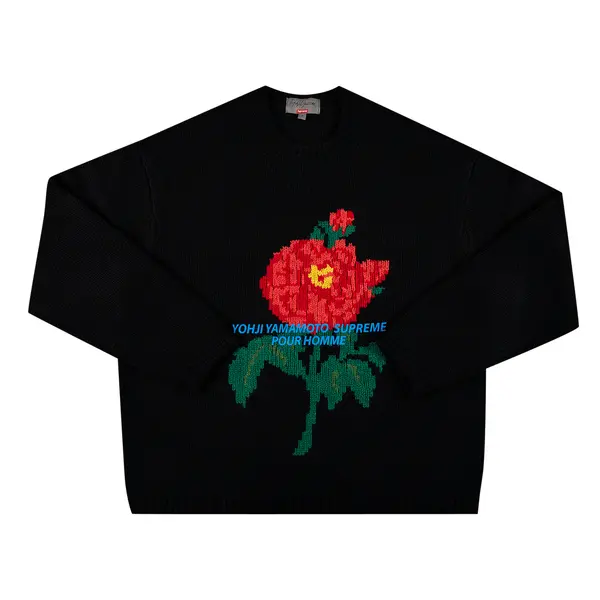 Supreme X Yohji Yamamoto Sweater - Black | Editorialist