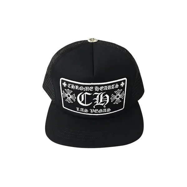 Chrome Hearts Trucker Hat - Black | Editorialist
