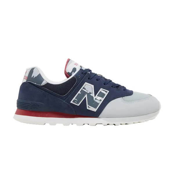 NEW BALANCE 574 Natural Indigo Camo - Blue