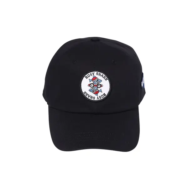 A BATHING APE Busy Shark Panel Cap - Black