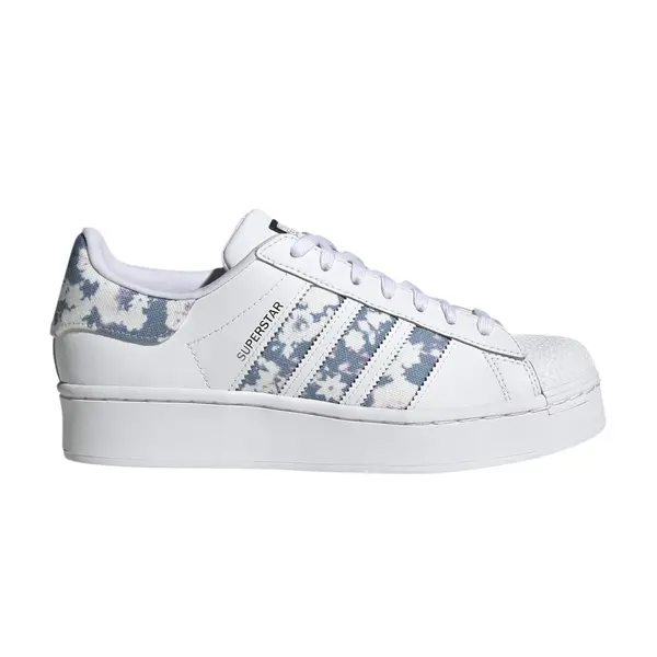 Adidas Superstar Bold 'Dreamy Floral' Sneakers In White | Editorialist