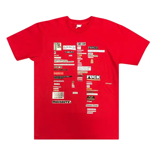 Supreme Cutouts Tee - Red