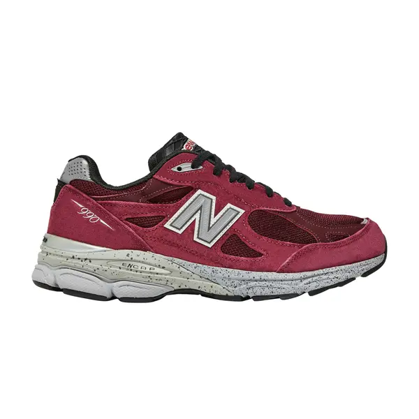 NEW BALANCE 990v3 Made In Usa Sneakers - Red