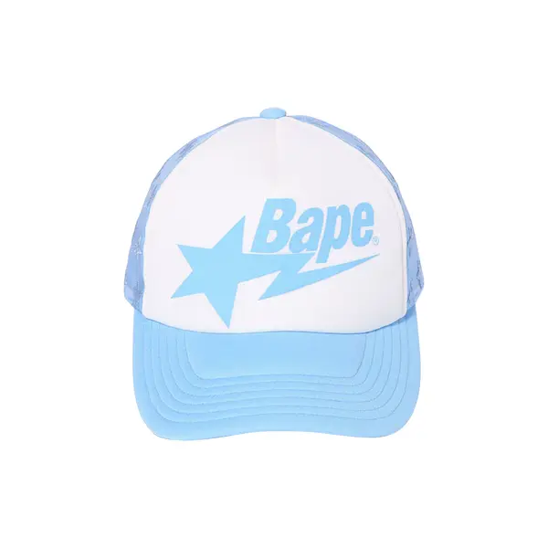 A BATHING APE Mesh Cap - Blue