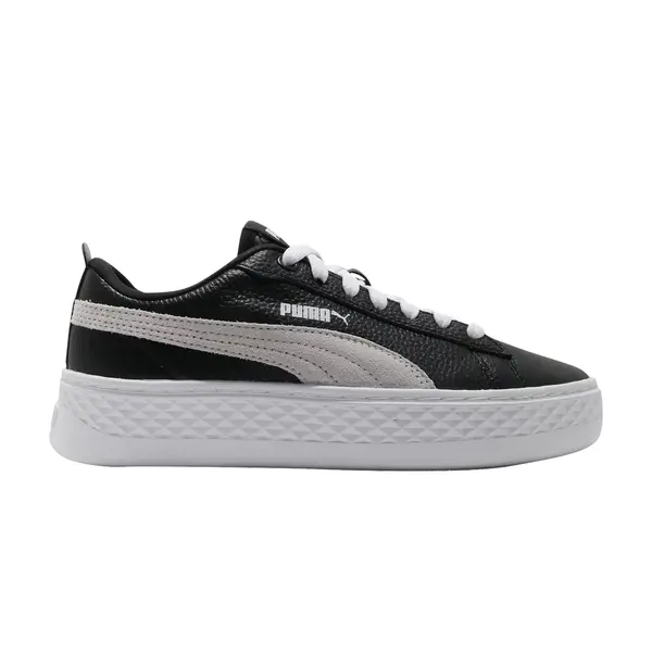 PUMA Smash Platform Leather Sneakers - Black