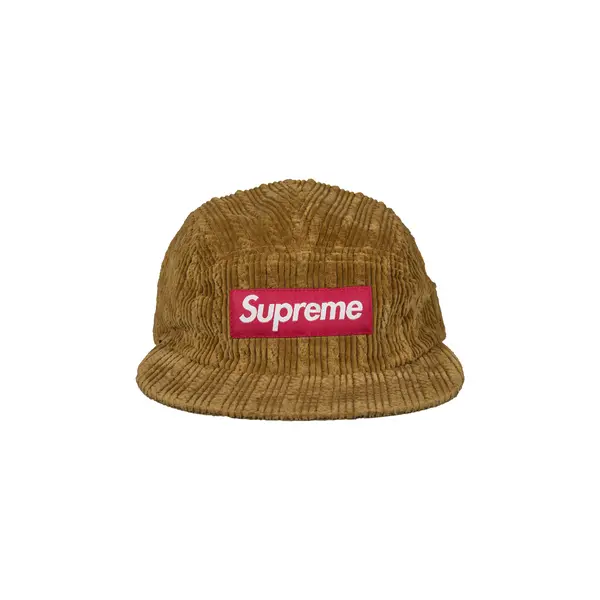 Supreme Rope Corduroy Camp Cap - Brown