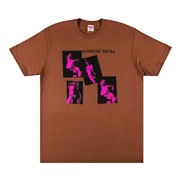 Supreme Dicks Tee - Brown