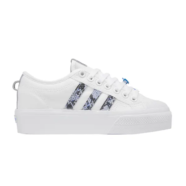 Adidas Nizza Platform Snakeskin Sneakers