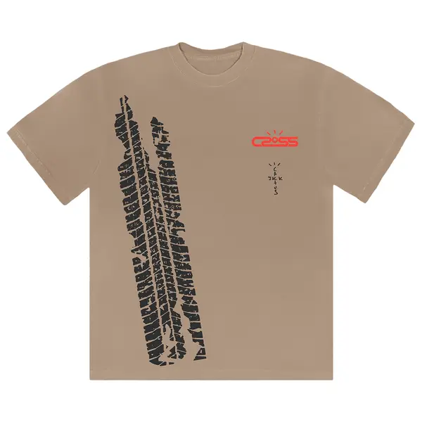 CACTUS JACK BY TRAVIS SCOTT Racetrack Tee - Tan