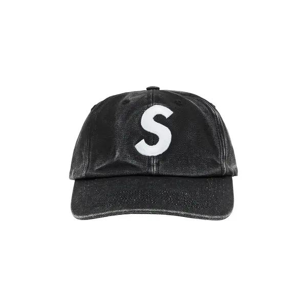 Supreme Pigment Canvas 6-panel Cap - Black