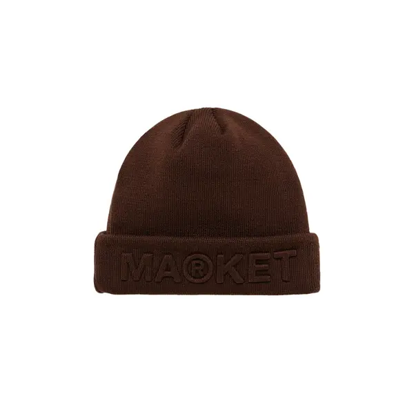 MARKET Knit Beanie - Brown