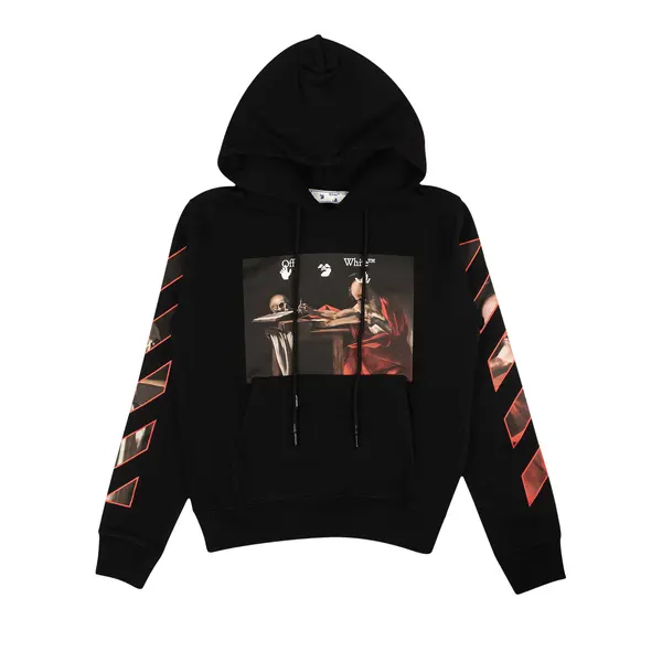 Off-White Caravaggio Slim Hoodie /red