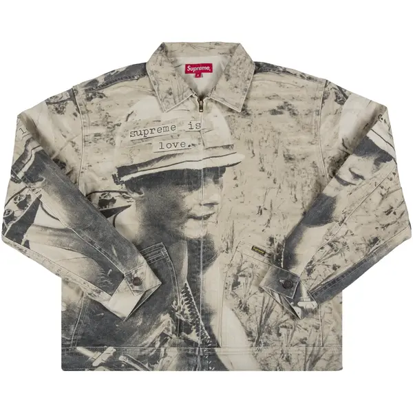 Supreme Is Love Denim Work Jacket - Tan
