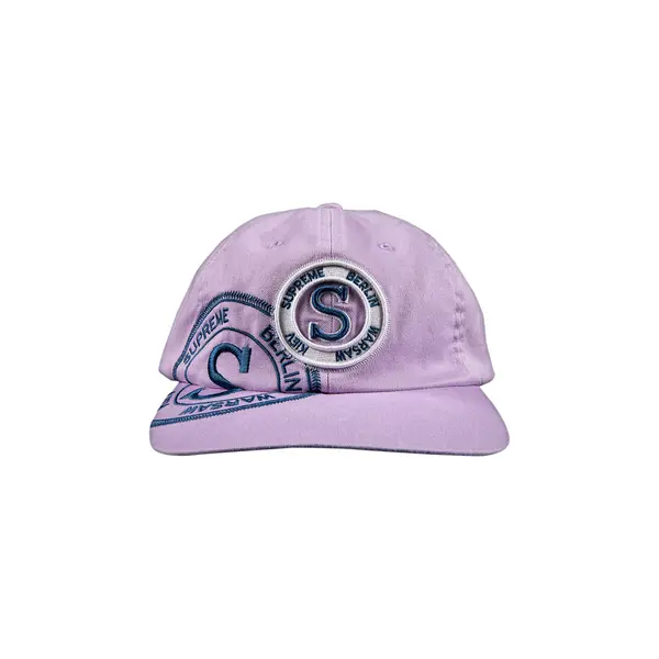 Supreme Stamp 6-panel Cap - Purple