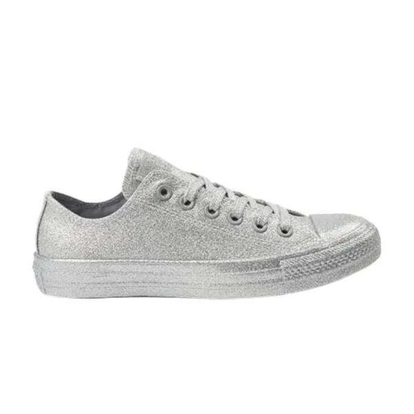 CONVERSE Chuck Taylor All Star Low Glitter Sneakers - Silver