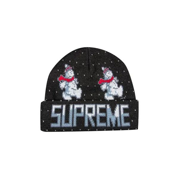 Supreme Snowman Beanie - Black