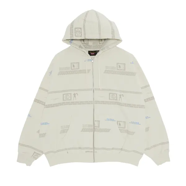 Supreme X Undercover Zip Up Hooded Sweatshirt 'stone