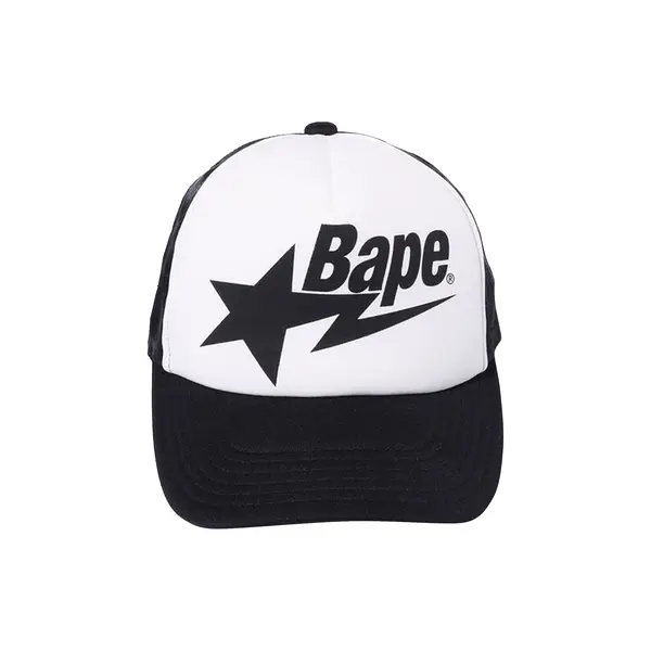 A BATHING APE Mesh Cap - Black