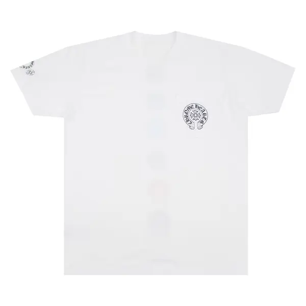 Chrome Hearts Multicolor Horseshoe T-shirt - White
