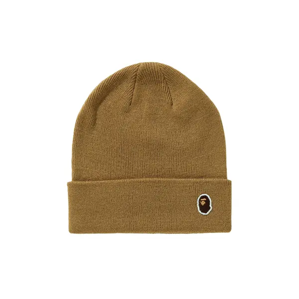 A BATHING APE Ape Head Knit Cap - Green
